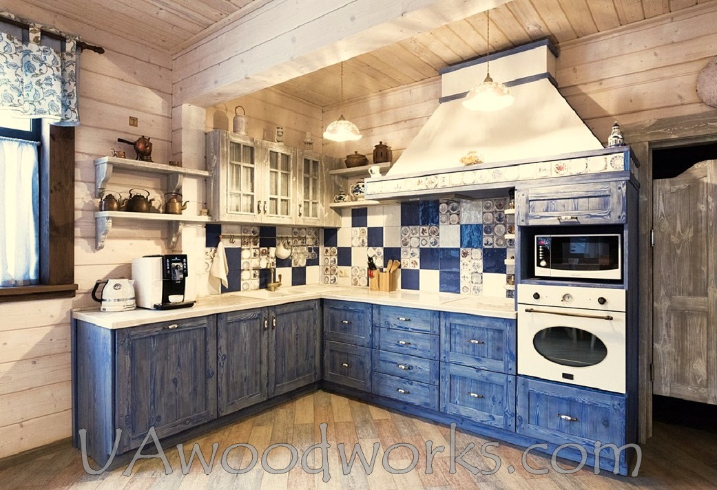 Кухня в деревенском стиле. Кухня ПРОВАНС. » UAWOODWORKS.com